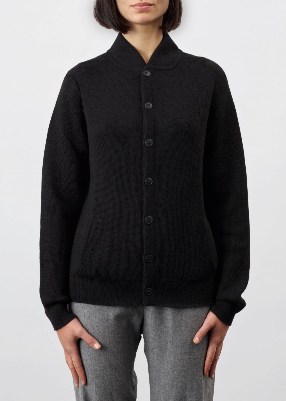 »Quasar« Women's Bomber Cardigan Black by REH (GERMANY)