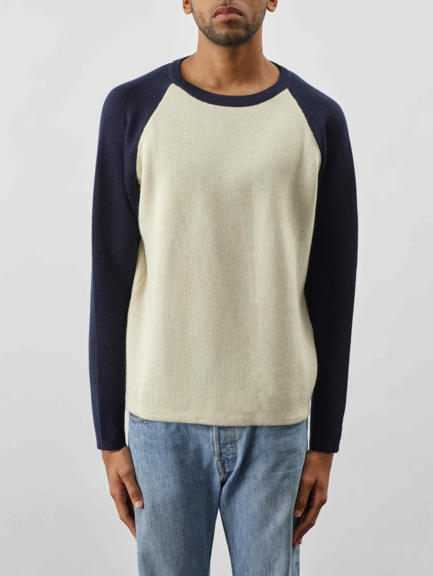 Men's »Baseball Navy« Sweater Alpaca by REH (Germany)
