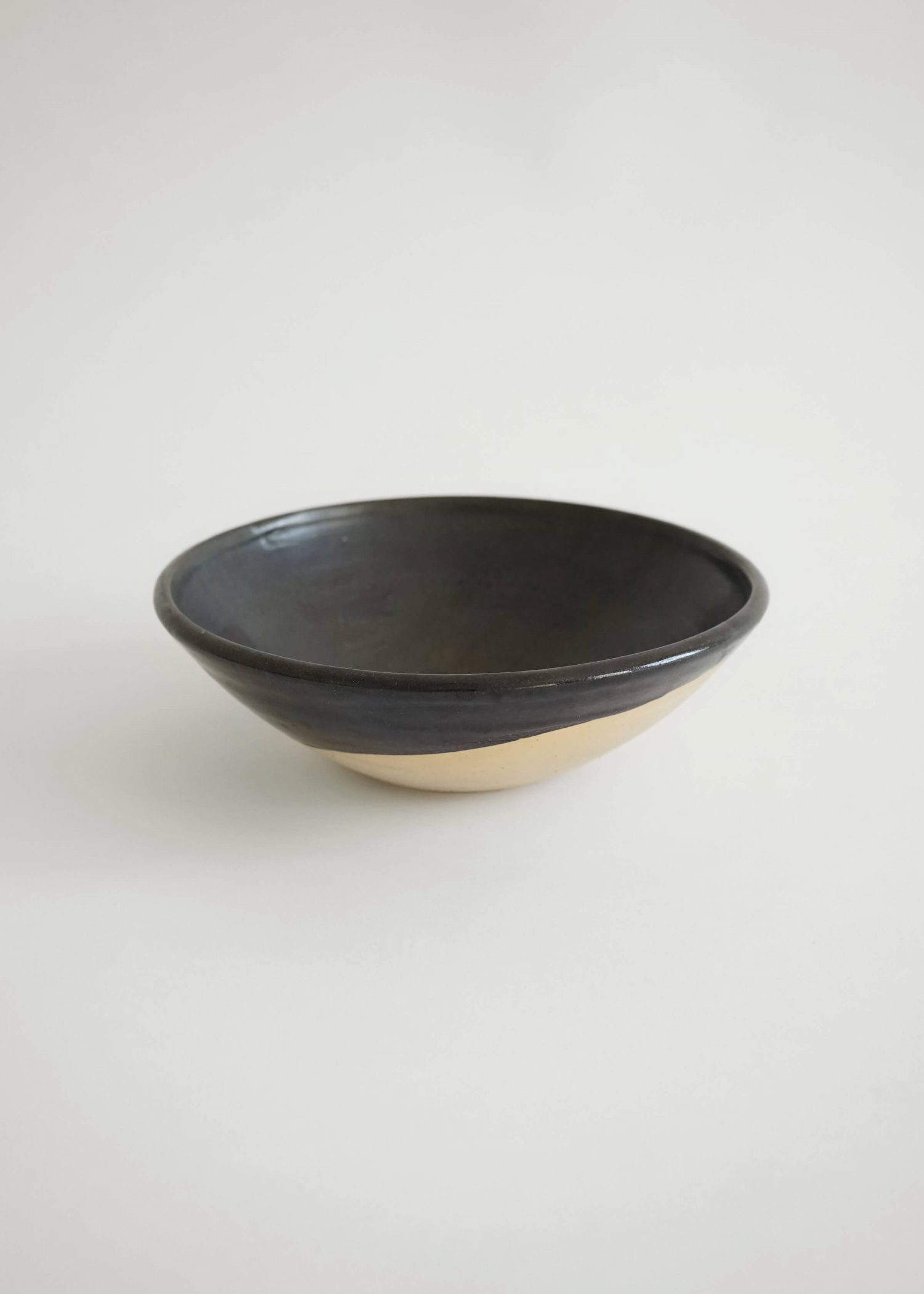 Conical »Baba« Stoneware Bowl Black Matt by REH (GERMANY)