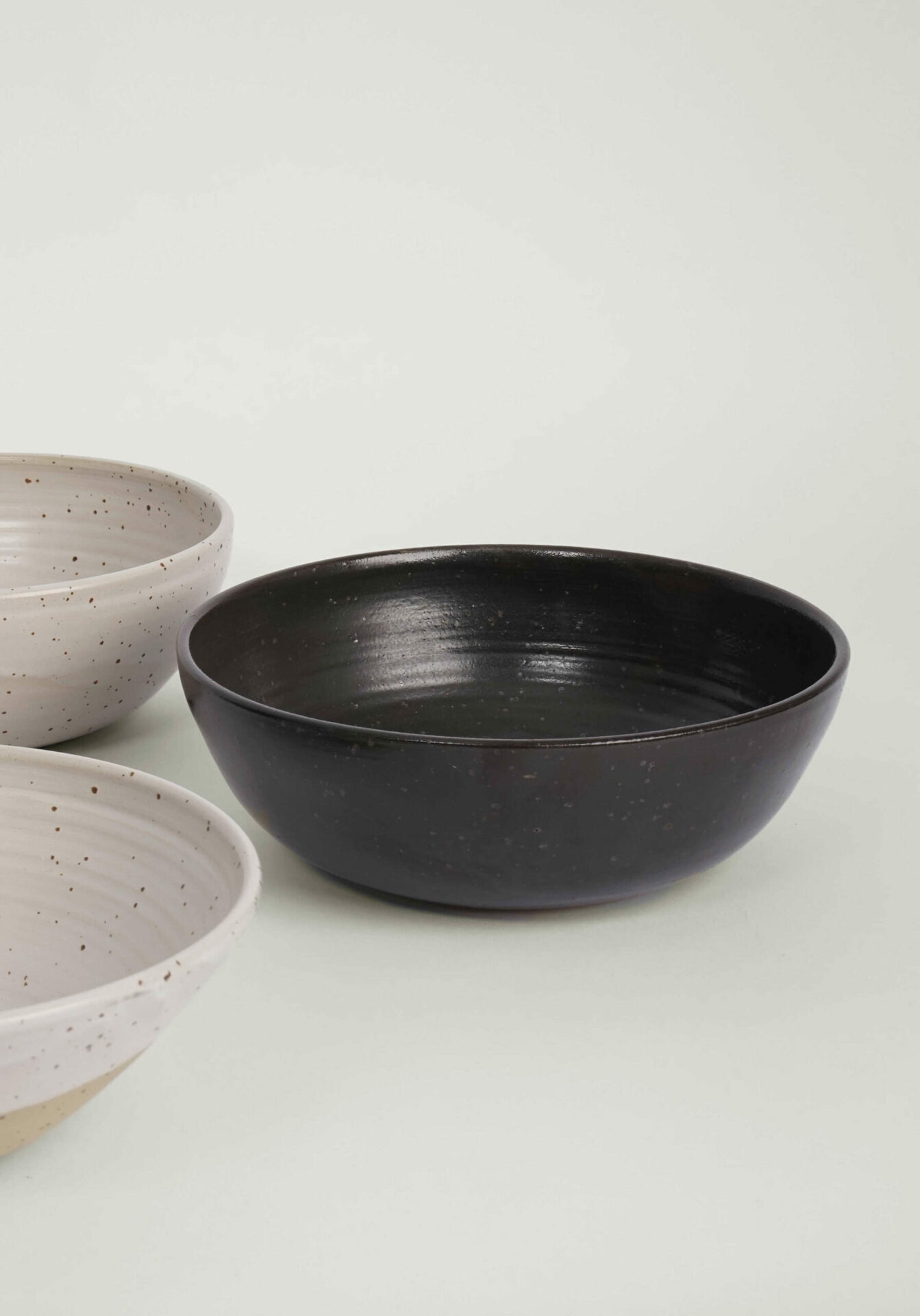 Black Stoneware Bowl REH (GERMANY) | Handmade in Germany