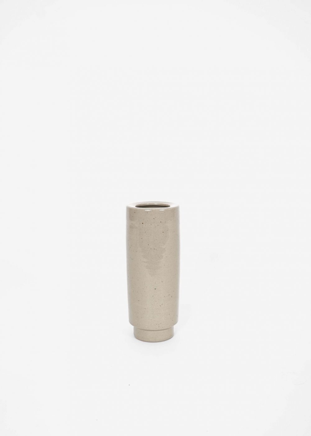Small Grey Stoneware Ceramic Vase handmade in Germany